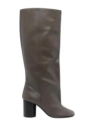 LEMAIRE Knee-high Block Heel Boots - Brown