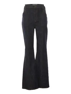 SELF-PORTRAIT Indigo Denim Jeans - Blue