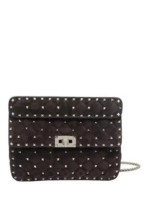 Valentino Garavani Valentino Garavani Women Medium Rockstud Spike Crossbody Bag Brown