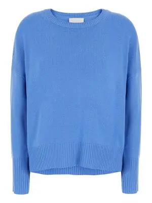 LISA YANG Mila' Cashmere Crew Neck Sweater - Blue