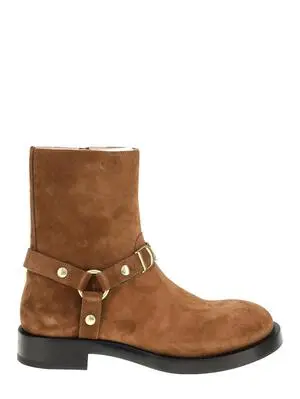 Dior Bolt Suede Boots - Multicolor