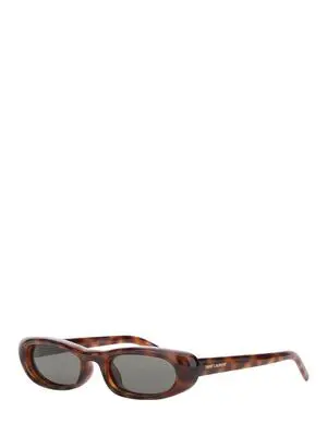 Saint Laurent Sl 557 Shade Plu Geometric - Brown