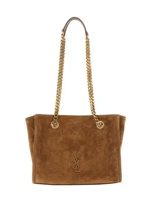Saint Laurent Niki Suede Shoulder Bag - Multicolor