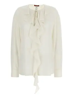 Max Mara Mstepica' Blouse - White