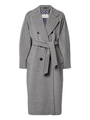 Max Mara Madame Wool And Cashmere Coat - Gray