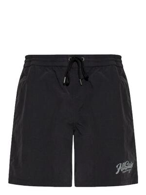 ALLSAINTS Odyssey Drawstring Swim Shorts - Black