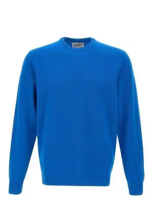 MC2 SAINT BARTH Ribbed Crewneck Jumper - Blue