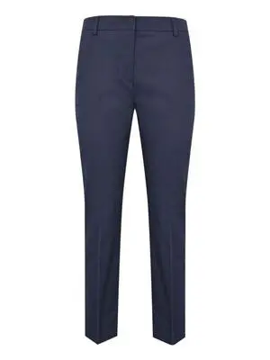 Max Mara Cropped Cigarette Trousers - Black