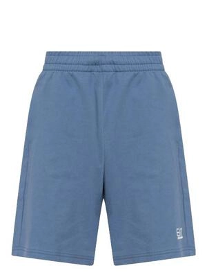 EA7 Logo Sweat Shorts - Blue