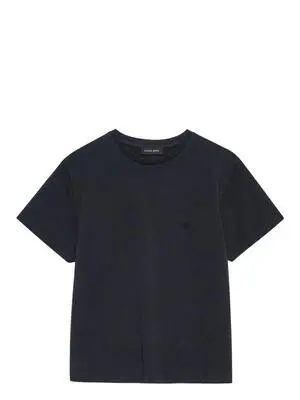 ANINE BING Shelley Tee - Black Black