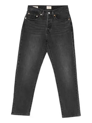 LEVI'S 501 Original Cropped Jeans - Black
