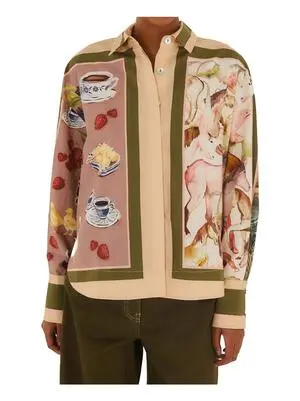 FARM RIO Farm Rio Long Sleeve Graphic Shirt