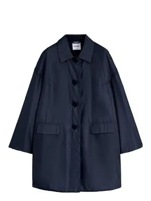 Aspesi Classic Collar Coat - Black