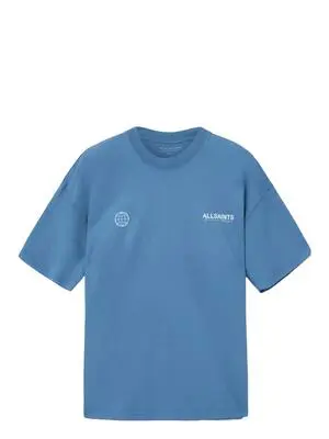 ALLSAINTS Emblem Logo T-shirt - Bay Blue