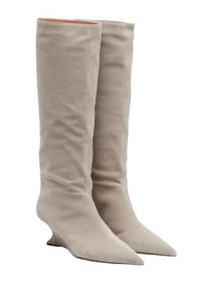PARIS TEXAS Paris Texas Suede Wedge Boots