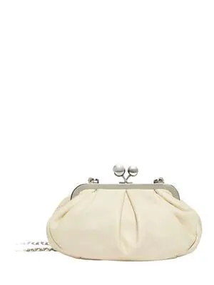 Max Mara Small Sheepskin Pasticcino Clutch - Ivory