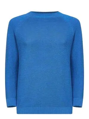 Max Mara Crewneck Knitted Jumper - Blue