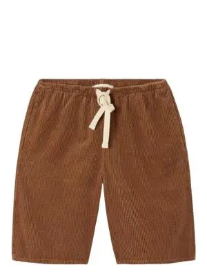 American Vintage Drawstring Corduroy Shorts - Brown