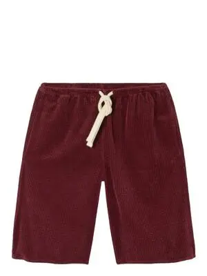 American Vintage Padow Corduroy Drawstring Shorts - Brown