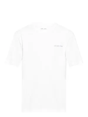 SAMSOE SAMSOE Logo Short-sleeved T-shirt - White