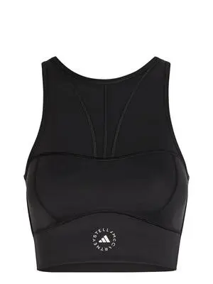 Stella McCartney X Adidas Training Cropped Top - Black