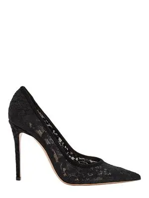GIANVITO ROSSI Claudia 110 Lace Pumps - Black