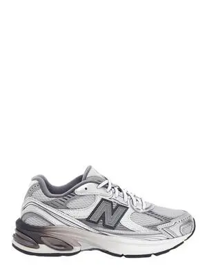 NEW BALANCE 2010 Metallic Mesh Lace-up Sneakers - Grey