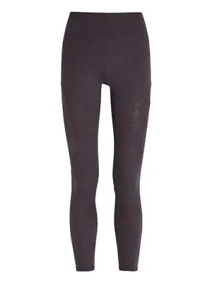 Stella McCartney Adidas X Floral Stretch-knit Running Leggings - Black