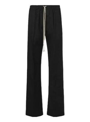 Rick Owens Comfortable Casual Wide-leg Pants - Black