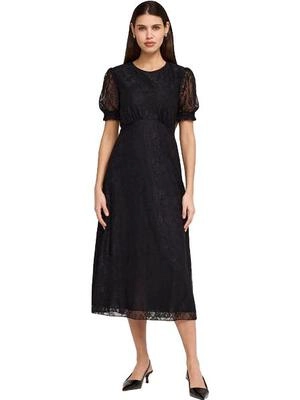 FINERY LONDON Finery London Mela Lace Midi Dress Black