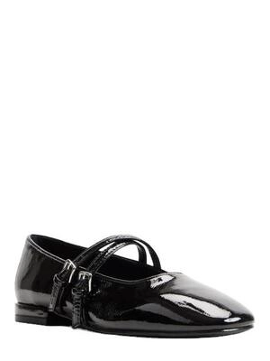 Aldo Elinora Mary Jane Flat With Criss-cross Straps - Black