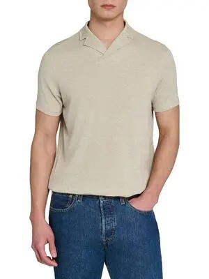 W.R.K Johnny Collar Ribbed Polo - Grey
