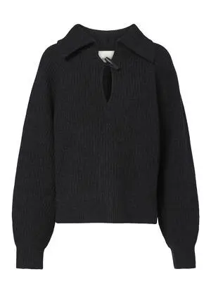 Isabel Marant Étoile Miranda Wool And Cashmere Polo Sweater - Grey