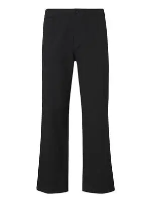 THE ROW Ramil Virgin Wool Wide-leg Pants - Black