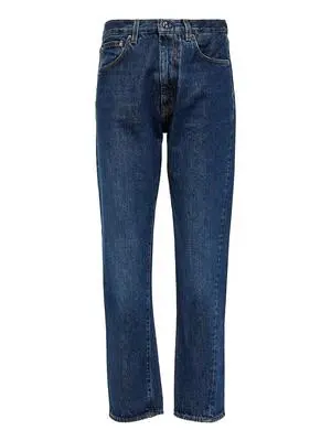 TOTEME Twisted Seam Mid-rise Straight Jeans In Worn - Blue