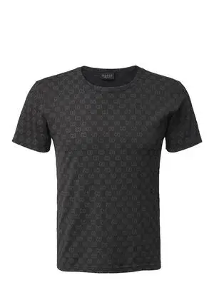 Gucci Gg Cotton Piqué T-shirt - Black