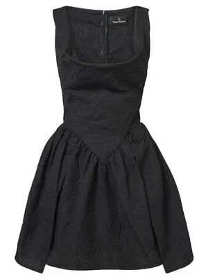 VIVIENNE WESTWOOD Sunday Floral Jacquard Minidress - Black