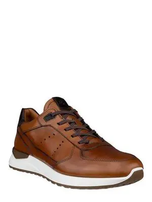 Ecco Astir Neo Leather Dress Sneakers - Saddle