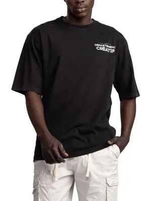 MANIA Departement Creatif Oversize T-shirt - Black
