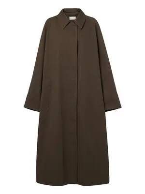 THE ROW The Row Iza Cotton Gabardine Coat