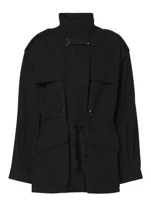 Isabel Marant Étoile Adelys Cotton-blend Gabardine Jacket - Black