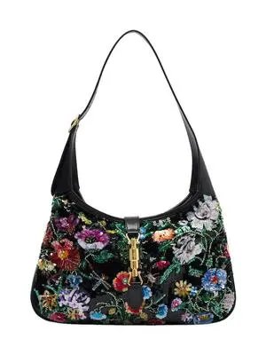 Gucci Jackie 1961 Medium Sequined Shoulder Bag - Multicoloured