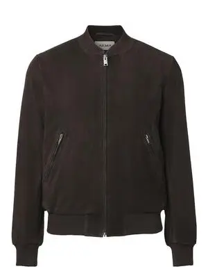 ARMA Didier Suede Bomber Jacket - Brown