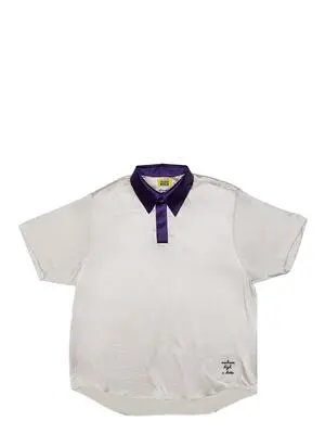 MELROSE HIGH X Lotto Ivy League Silk Polo Tangerine White