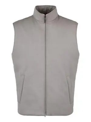 TOD'S Padded Microfiber Gilet - Grey