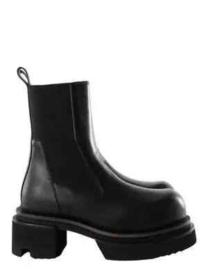 RICK OWENS Rick Owens Leather Chelsea Boots