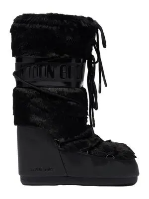 Moon Boot Mb Icon Faux Boots - Black