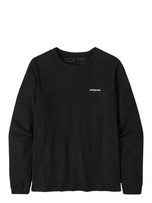 Patagonia L/s P-6 Logo Responsible-tee - Black