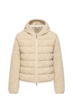 MONCLER Moncler Teddy Padded Zip-Up Hoodie
