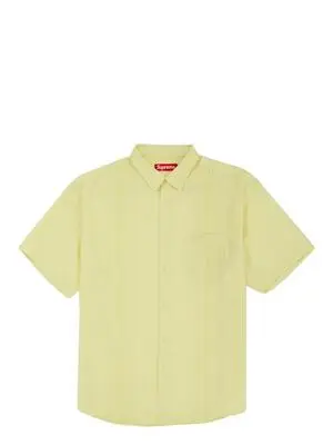 Supreme Pintuck Short Sleeve Shirt - Lime